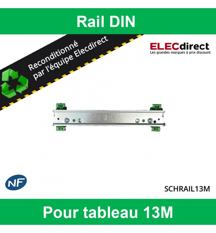 Schneider - Rail DIN pour tableau 13 modules - Réf : RAIL13MR ...
