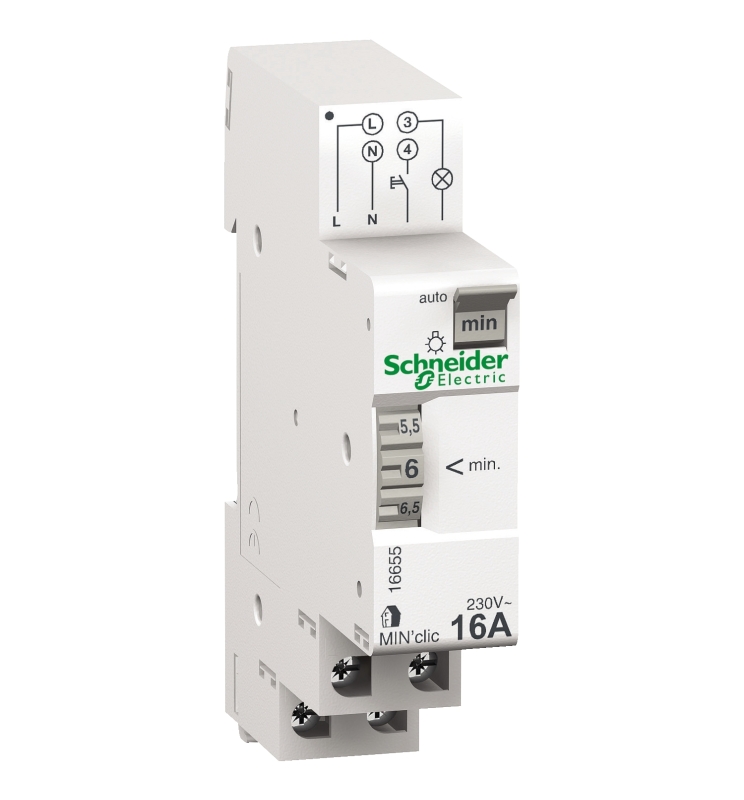 Schneider - Interrupteur horaire digital IHP'Clic hebdomadaire avec ...