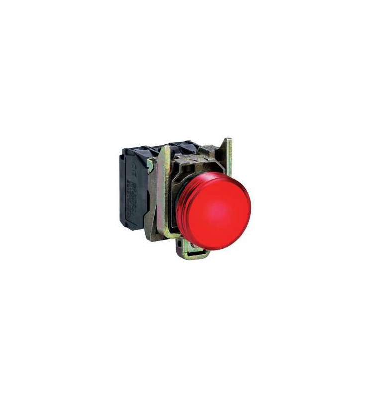 Schneider - Harmony voyant rond Ø22 - IP66 - rouge - LED intégrée - 24V ...