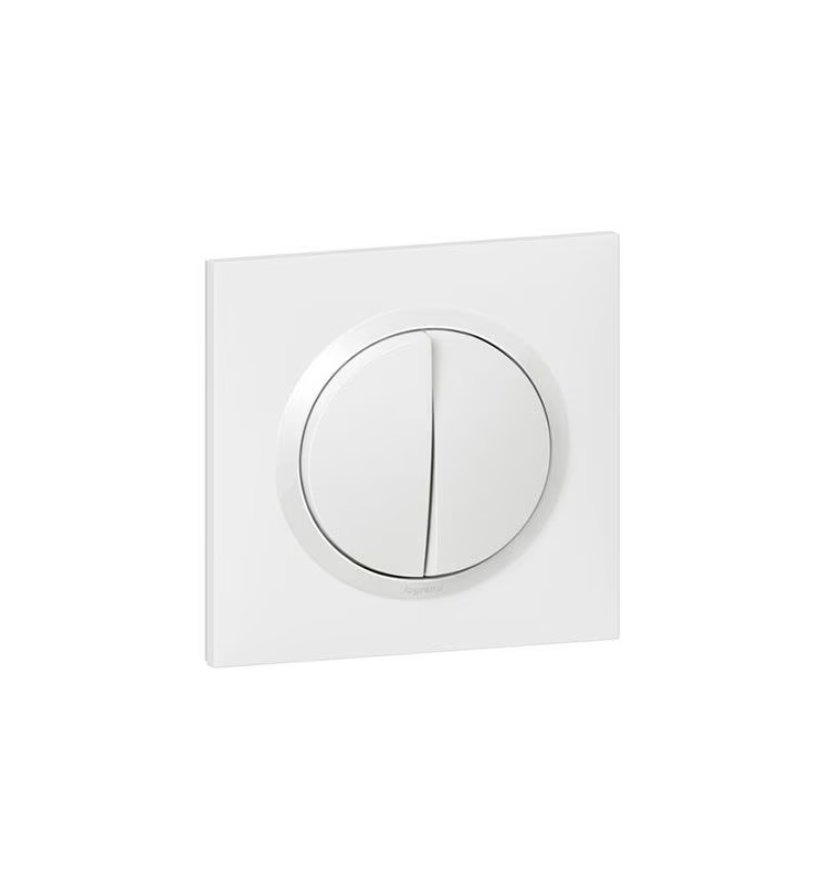 Legrand - Dooxie - prêt à poser en encastré - Double VV blanc avec ...