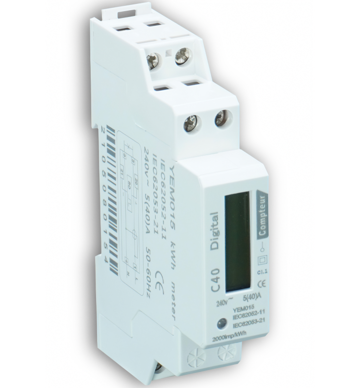 DIGITAL ELECTRIC - Compteur Digital - 40A - 220Vac - Réf : 14114 ...