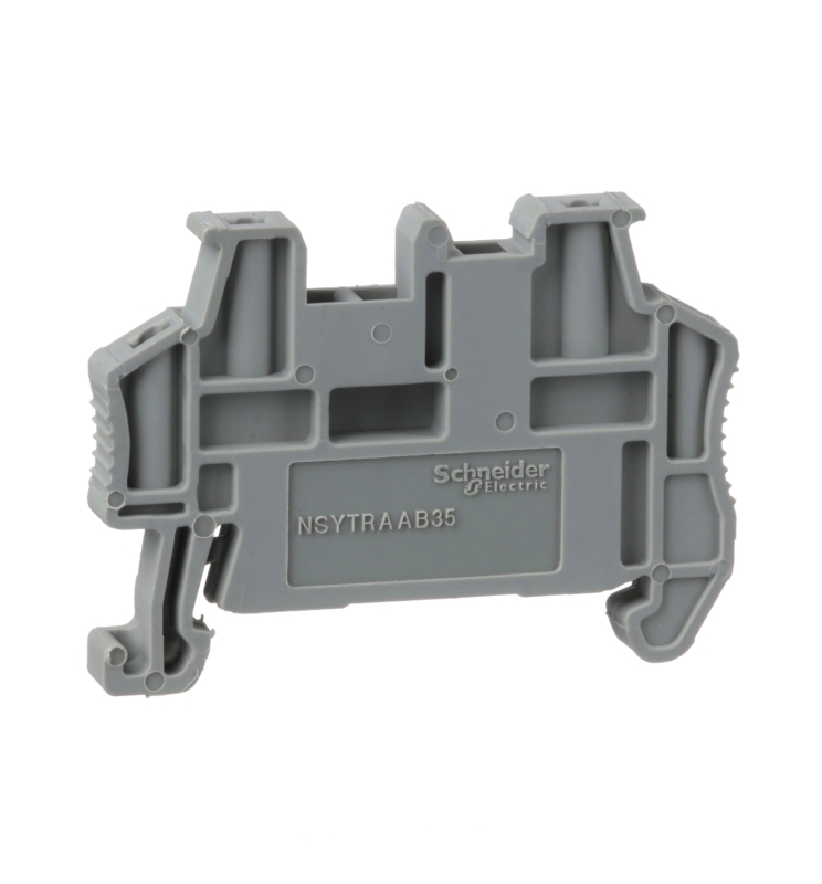 Schneider - Butée d'arrêt à visser sur rail DIN 35 mm - largeur 50 mm ...