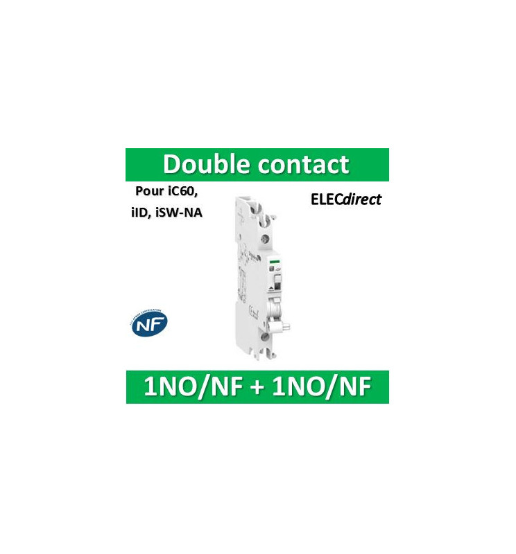 Schneider - Acti9 - iOF/SD+OF - Double contact OF ou signal-défaut ...