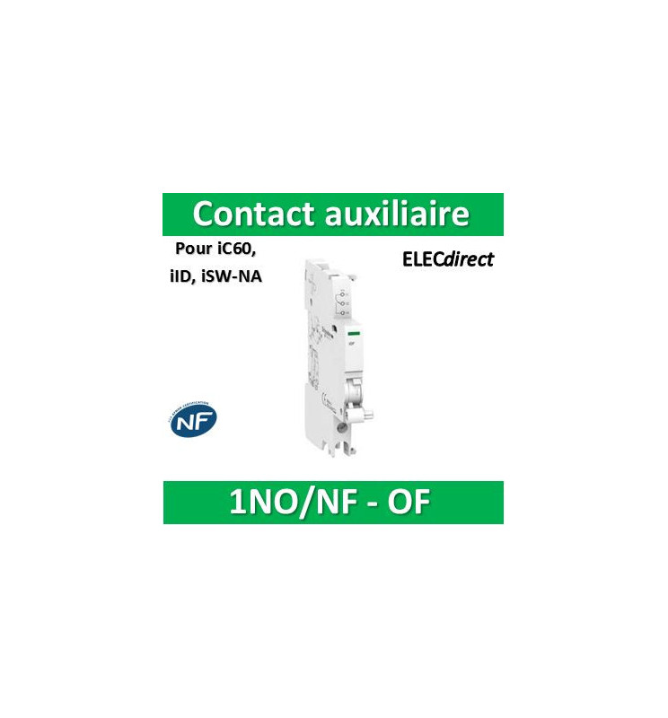 Schneider - Acti9 - iC60N - Disjoncteur - 2P - 16A - 6kA - courbe C - Réf : A9F77216 ...