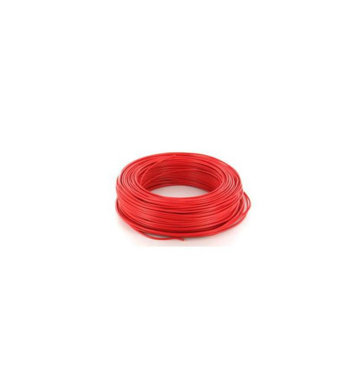FIL HO7VR 6 mm2 rigide - Rouge - vendu au m. - ELECdirect Vente ...