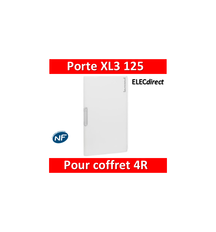 Legrand - Porte coffret XL3 125 - Coffret 4 rangées 401614 - IP40/IK09 - 401864 - ELECdirect ...