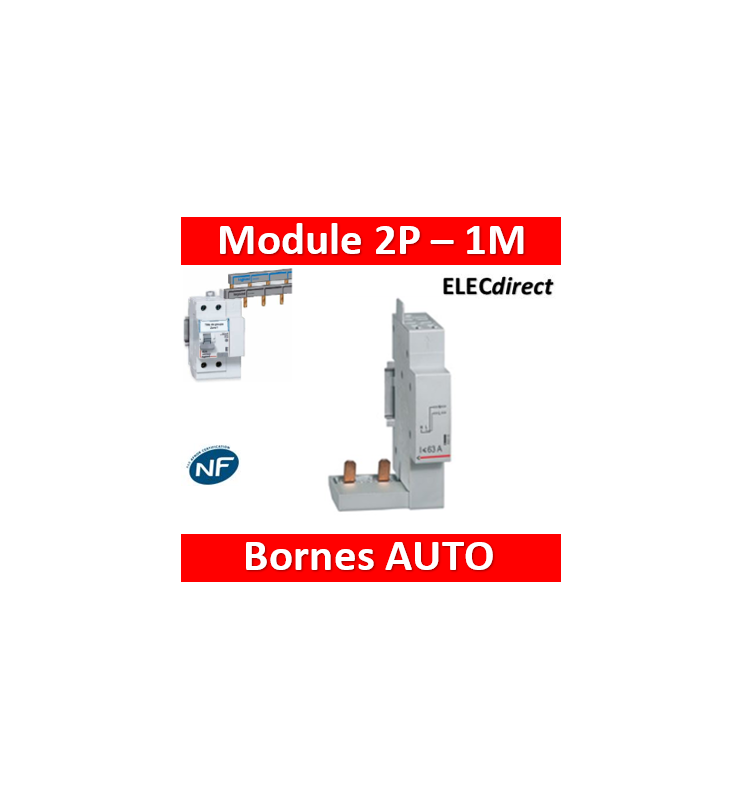 Legrand - Module de raccordement par peigne tête de groupe 2P - 406300 ...