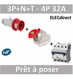 LEGRAND - Disjoncteur Différentiel DX3 4P - 32A - 30MA - AC - 411189 - ELECdirect Vente Matériel ...