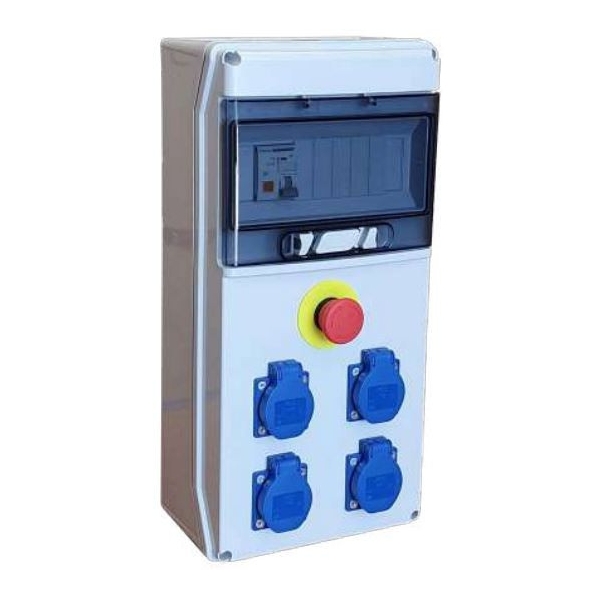 Digital - Coffret de Chantier 4 prises 2P+T + arrêt d'urgence - 31132 ... Digital - Coffret de Chantier 4 prises 2P+T + arrêt d'urgence - 31132 ...